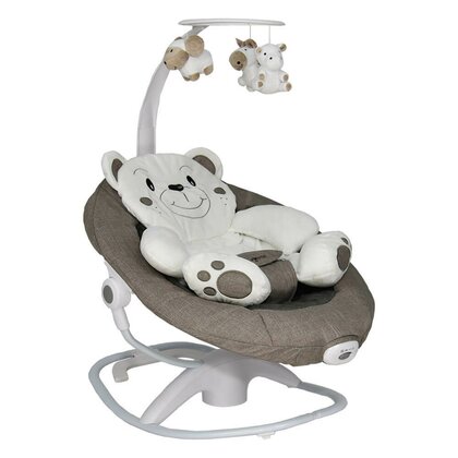 Balansoar, Bebe Stars, Swing, 2 in 1, Rotire 360 grade, Electric, Cu 6 moduri de leganare, Cu 5 ...