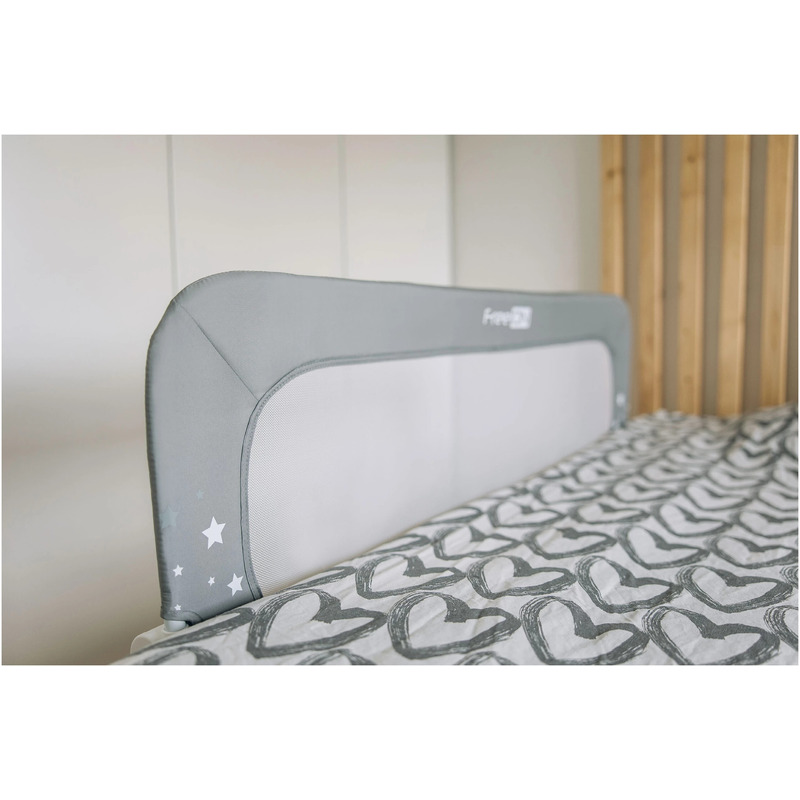 Protectie laterala pat, FreeON, Pentru bebe, Rabatabila, Instalare ...