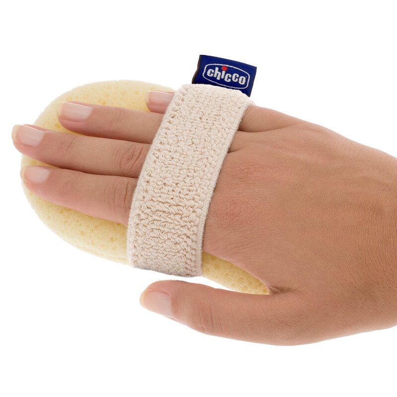 Burete de baie, Chicco, Tip manusa, moale si delicat cu pielea ...