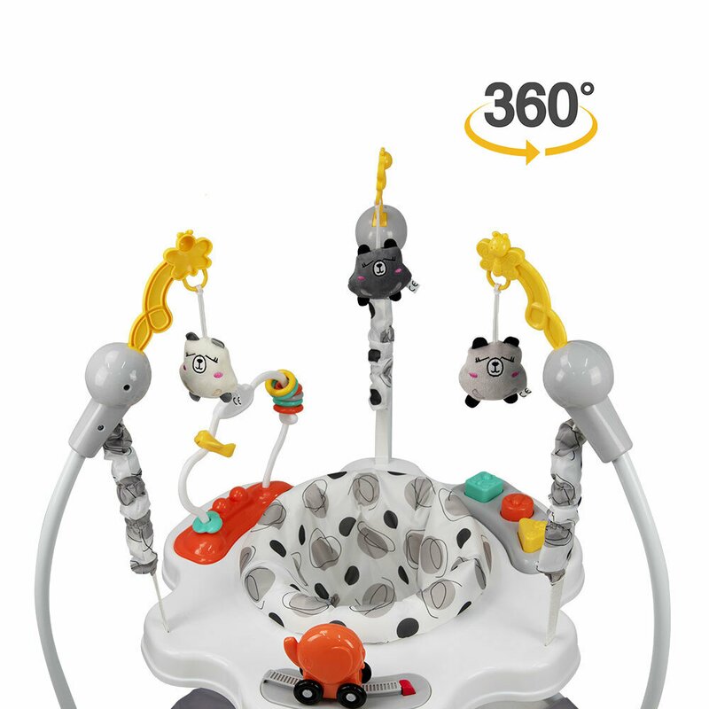 Jumper interactiv, Bebe Stars, Pliabil, Cu scaun rotativ 360 grade ...