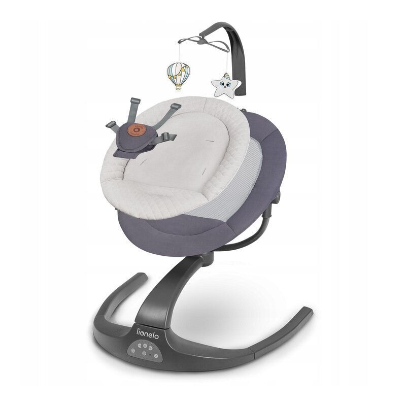 Balansoar si sezlong, Lionelo, Rina, 2 in 1, Electric, Cu rotire 360 ...