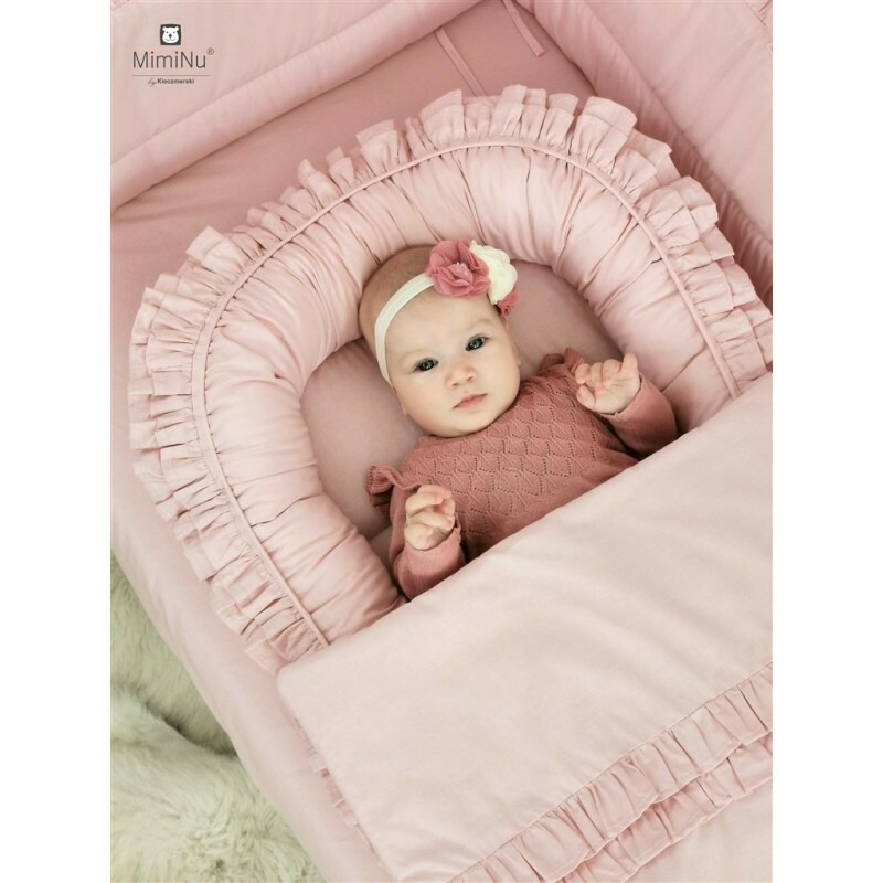 Cosulet bebelus, MimiNu, Pentru dormit, Baby Nest 55 x 75 cm, Cu ...