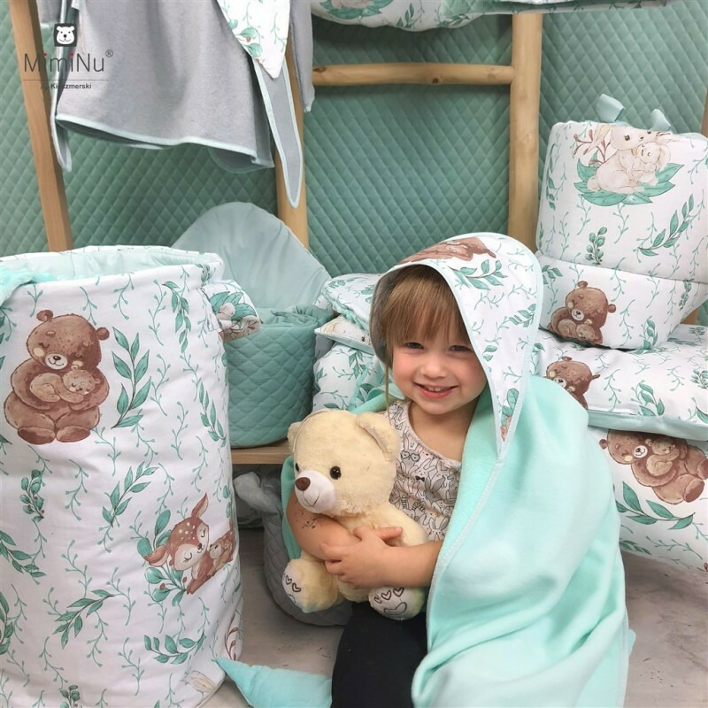 Set 4 in 1 Cosulet bebelus, MimiNu, Baby Cocoon 75x55 cm, Husa bumbac ...