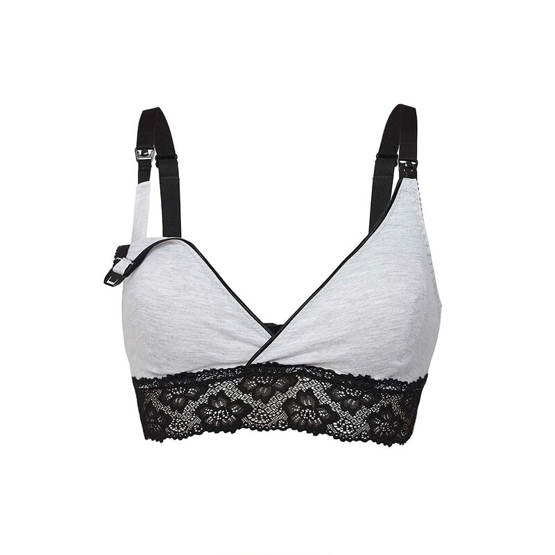 Sutien alaptat, Mama Daily, Din 100% bumbac si dantela, Masura 85C ...