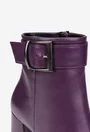 Botine dama NUR mov din piele naturala - Dasha.ro