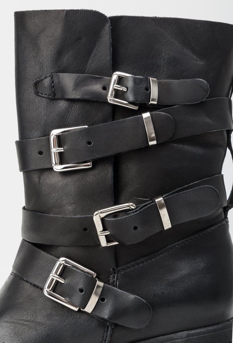 Ghete dama din piele naturala box Riviera | Ghete negre | Dasha.ro