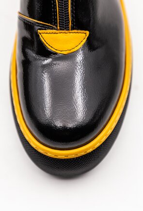 Ghete maro roscat din piele naturala Tania | Dasha.ro