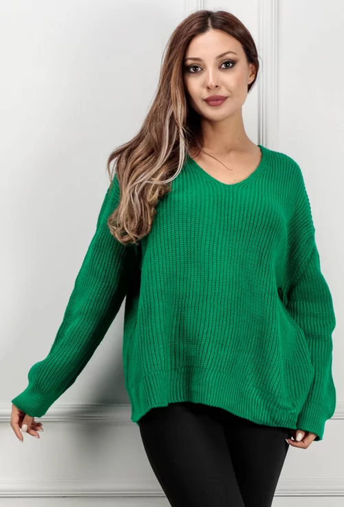 Pulover verde - Dasha.ro