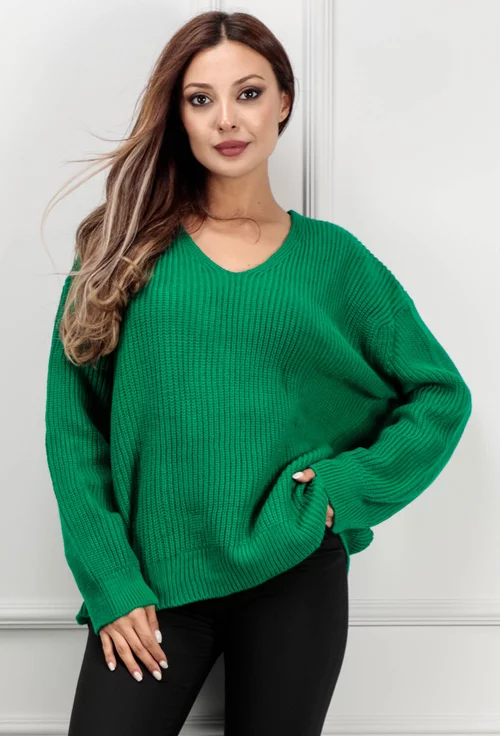 Pulover verde - Dasha.ro