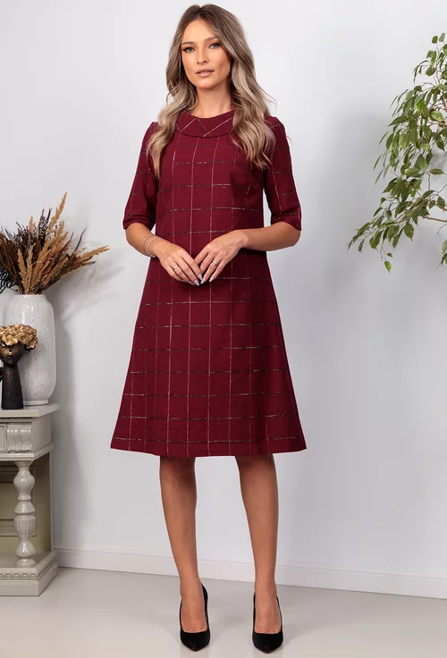 Rochie burgundy - Dasha.ro