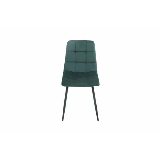 Scaun Madison, 44x39x89 cm, Catifea, Verde Inchis - Kalenda