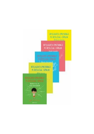Pachet Inteligenta emotionala pe intelesul copiilor. Set 5 carti de Tom ...