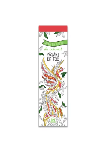 Semne de carte de colorat - Pasari de foc de - Librex