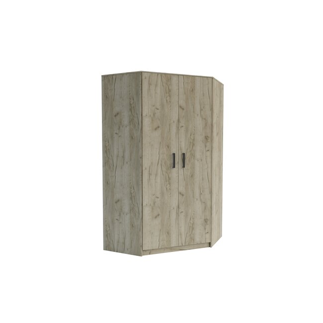 Dulap Simple Sonoma Pe Colt 205x150x52 - Mobila Casa