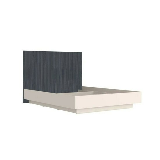 Set dormitor Monaco, design modern cu riflaje, PAL melaminat ...