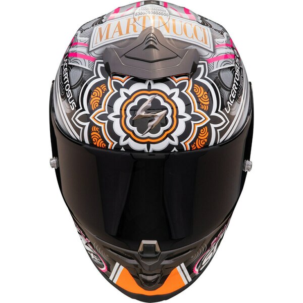 Casca sport SCORPION EXO-R1 EVO AIR FIM Racing #1 Aron Canet Replica