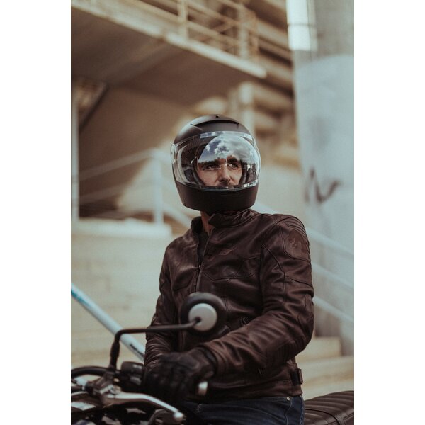 Casca vintage flip-up HJC V90 SOLID