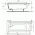 Cada rectangulara Ideal Standard Hotline 180x80 cm K274801 | Neakaisa.ro