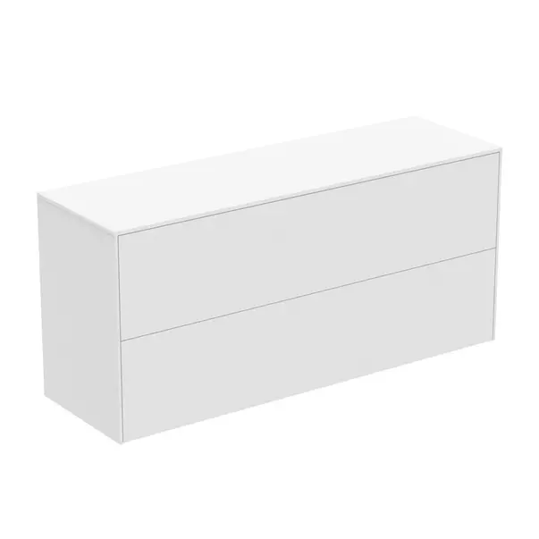 Dulap baza suspendat Ideal Standard Atelier Conca 2 sertare cu blat 120 ...