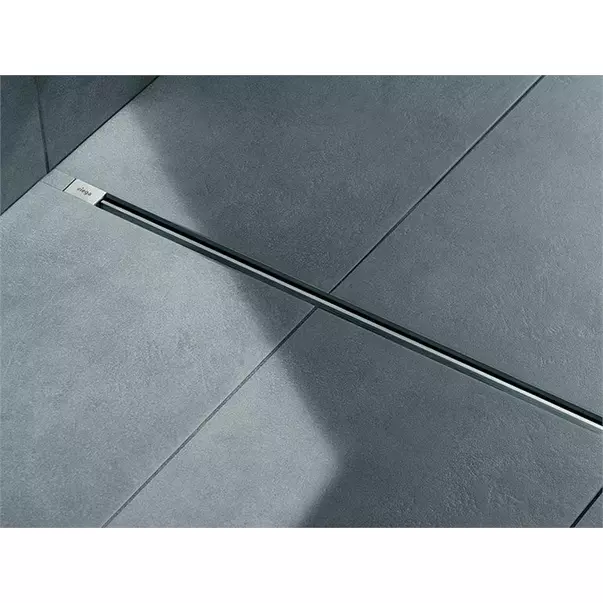 Set rigola pentru dus plus capac Viega Advantix Vario ajustabil 30-120 cm crom mat 704353 ...