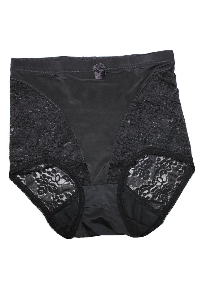 Chilot modelator, cu dantela, negru