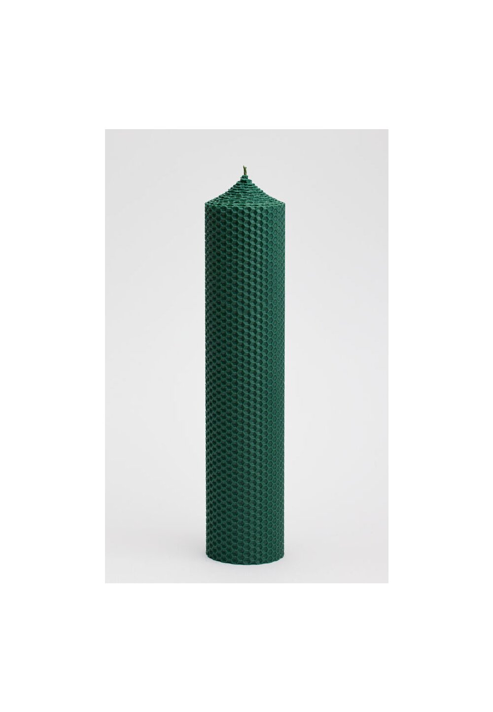 Lumanare tip fagure, din ceara naturala, evergreen, 30cm