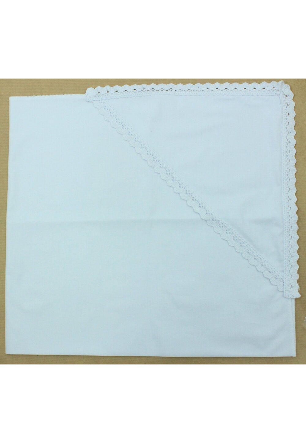 Panza mir, bumbac, Christening, alb 80x75 cm